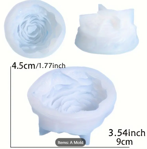 3D Rose Flower Silicone Mold - Montezz Market