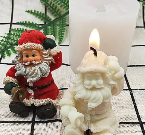 3D Santa Claus Silicone Mold - Montezz Market