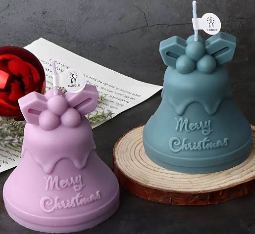 3D Christmas Bell Silicone Mould - Montezz Market